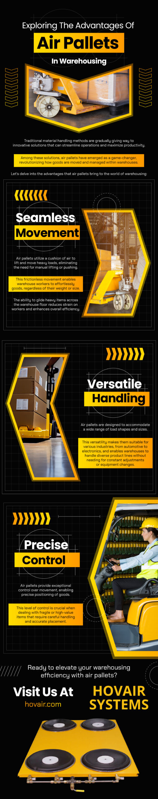 Exploring The Advantages Of Air Pallets In Warehousing - Hovair